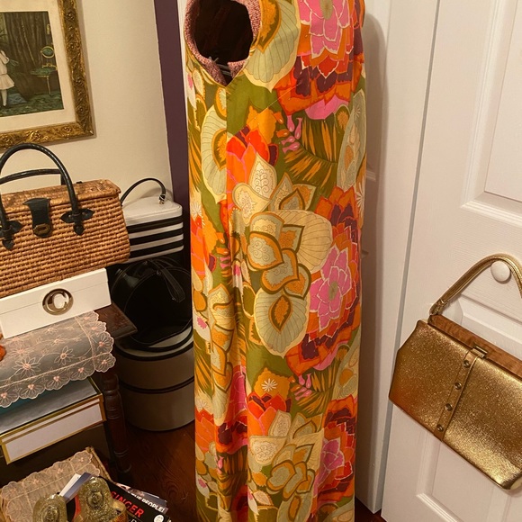 Franklin Simon | Dresses | Vintage 96s70s Franklin Simon Maxi Wrap ...
